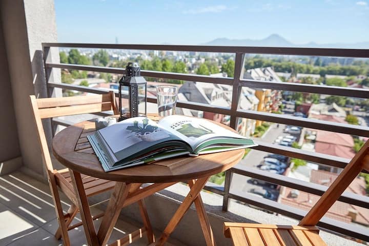 Cozy/private Parking/wifi/subway Station/ñuñoa - Las Condes