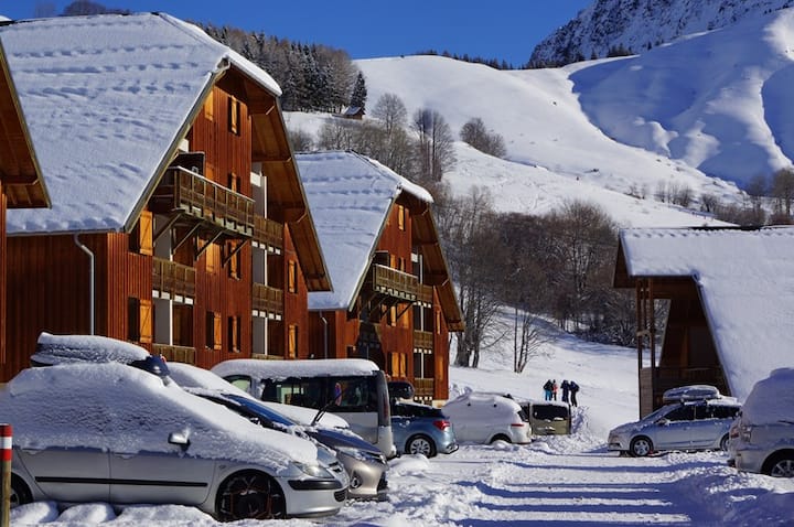 Apartment 6 Beds, 50m Of Ski Slopes, Mountain View - Saint-Jean-d'Arves