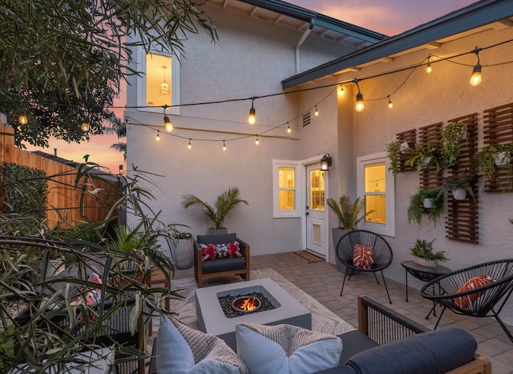 Luxe Ob Home, Walk To Beach, Sauna, And Backyard - Mission Bay, CA