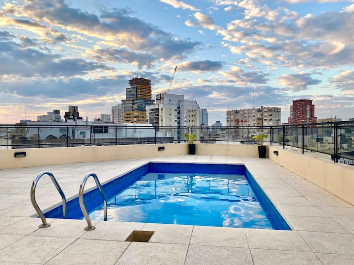 77- Estudio C/piscina Cerca Plaza Armenia Palermo - Buenos Aires