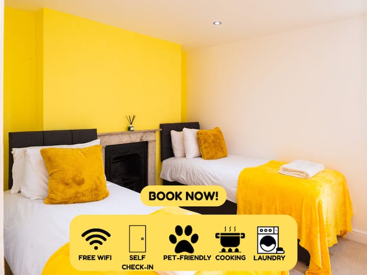 Charlotte House: Prime Location Nest – 2bed 2bath - Ipswich