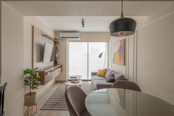 Ih*| Lux New 2 Br Apt W/ Parking & Ac - Lima