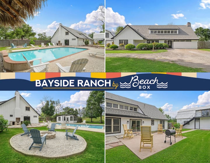 Sprawling Estate W/ Pool, Game Room & Guest House - Seabrook, TX
