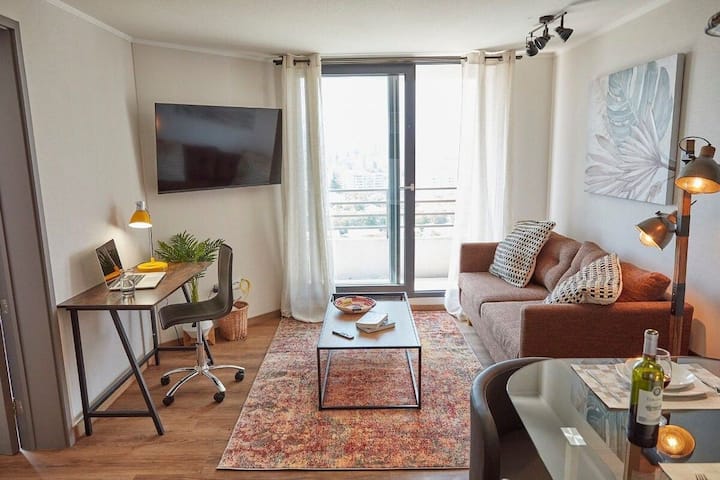 Big Flat/private Parking/new/great View - Las Condes