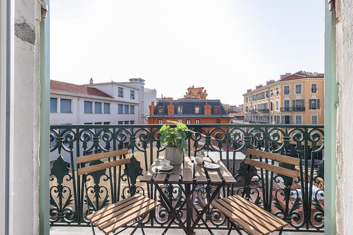 Studio Contemporain En Plein Coeur De Nice - A/c - Nizza