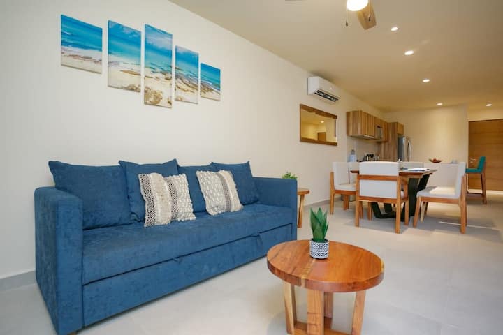 Unique Modern 2br Steps From The Ocean - Akumal