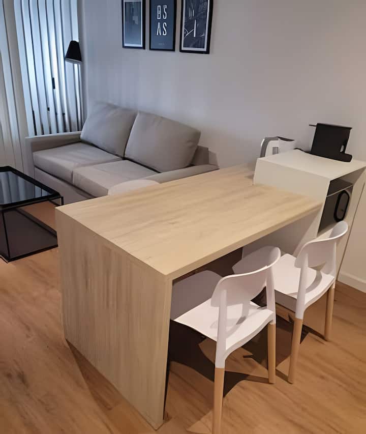 302 Very Bright Studio Apartment In Belgrano - San Martin, Argentina