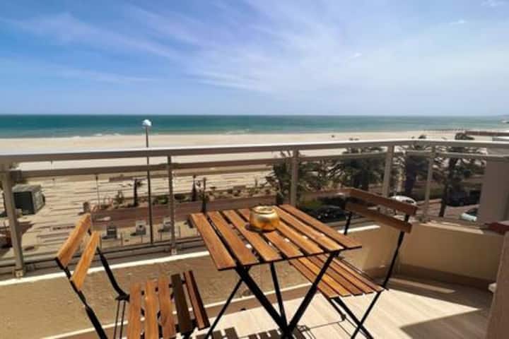 Appartement Cosy, Vue Mer Avec Parking Privatif - Canet-en-Roussillon