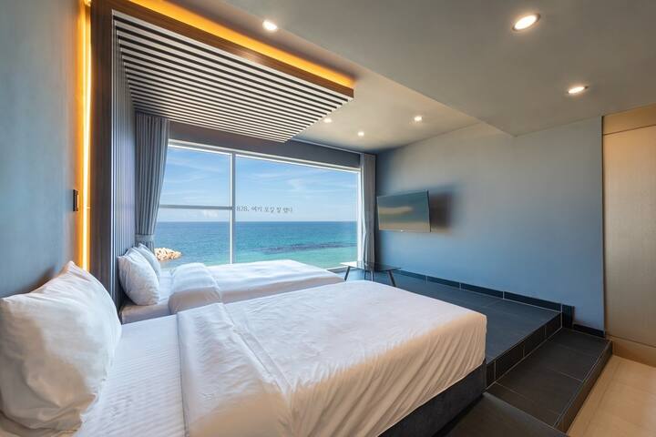 #영금정 #등대해변 #동명항 #중앙시장 501호(오션뷰,패밀리트윈) - Sokcho-si