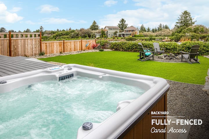 Heron's Haven On The Canal - Oyhut Bay Seaside - Ocean Shores, WA