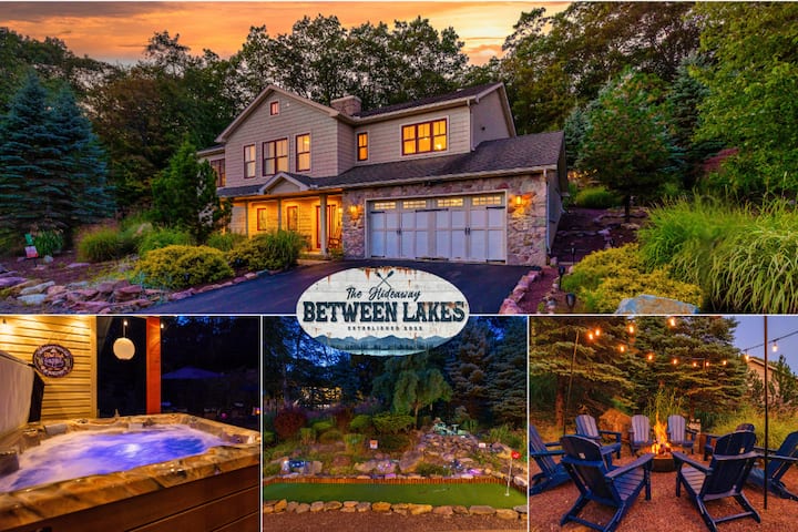 Lake/pool Access~hottub~firepit~gamerm~mtnviews - Lake Harmony, PA