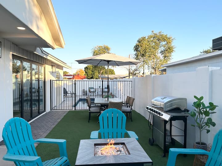 Heated Pool In Downtown Gilbert -The Palm House - Gilbert, AZ