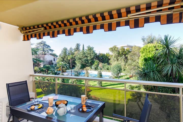 Montrose: Piscine, Balcon, Calme, Spacieux, Clim - Valbonne