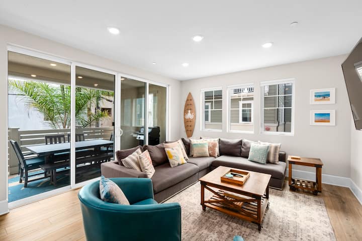 Modern Family Beach Home, Steps To Sand And Water, Air Conditioned - San Diego