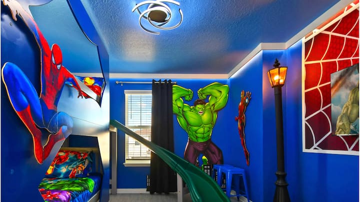 Spider Man/harry Potter Rooms/marvel Gameroom~7br - Florida