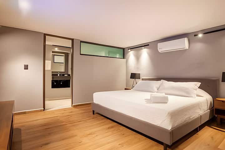 Suite1 Elegante Depa 4 Camas 2 Baños - Monterrey