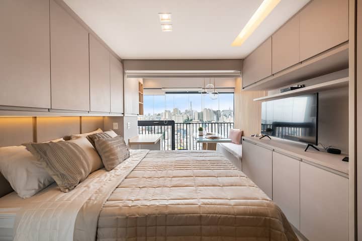 Fo24 Modern Studio Next To The Mall - São Paulo