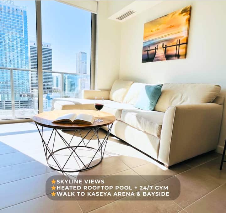 Downtown 1br | City Views + Rooftop Pool - Miami, FL