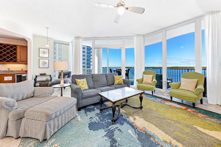 Lagoon Front Corner Unit With Lagoon And Gulf View - Gulf Shores, AL