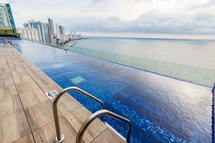 Unique 1br Flat In Bocagrande - Cartagena