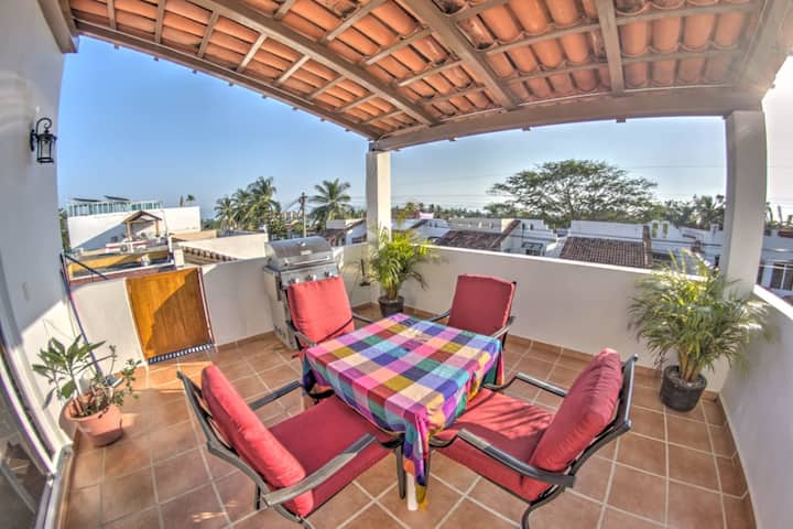 1br W Private Sunset Rooftop - Palmas 3a - Bucerías