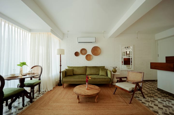 Elraso | Cozy 1bhk | Balcony Vibes | Parra Stay - Goa