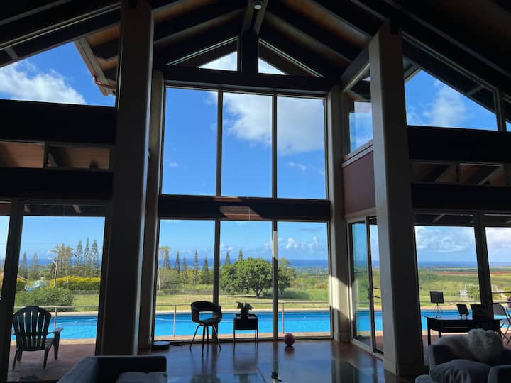 Spacious North Shore Ranch House With Ocean Views - Haleiwa, HI