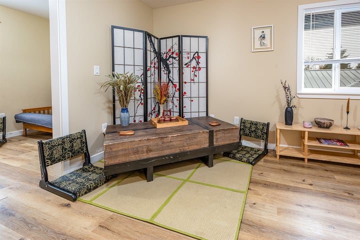 Far East Escape: Zen Apartment, Japanese Tea Table - Salem, OR