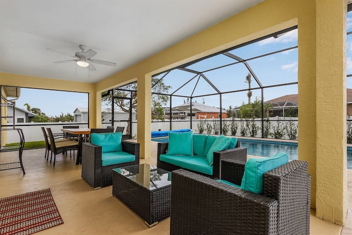 Heated Pool, Gameroom, Ev Charger, Family Friendly - Cape Coral, FL