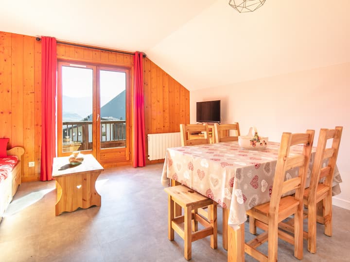 Appt Rénové 4/6 Pers, Balcon Vue Montagne - Albiez-Montrond