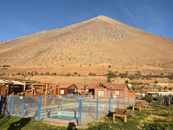 Cabaña Cielo De Peralillo 2 Dormitorios Y Tinaja - Vicuña