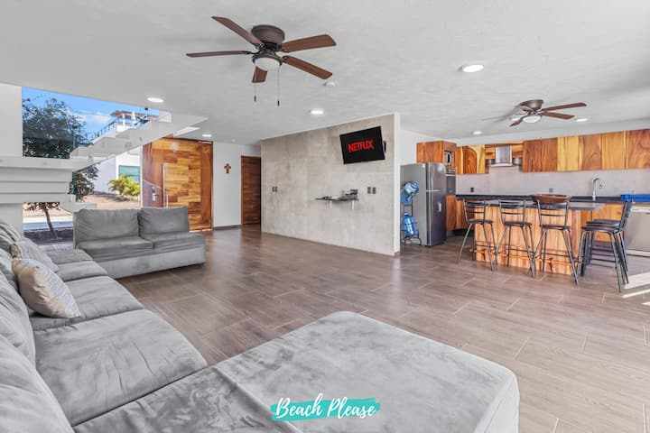 Villa 70: Private Pool, Rooftop & Beach Club - Bucerías