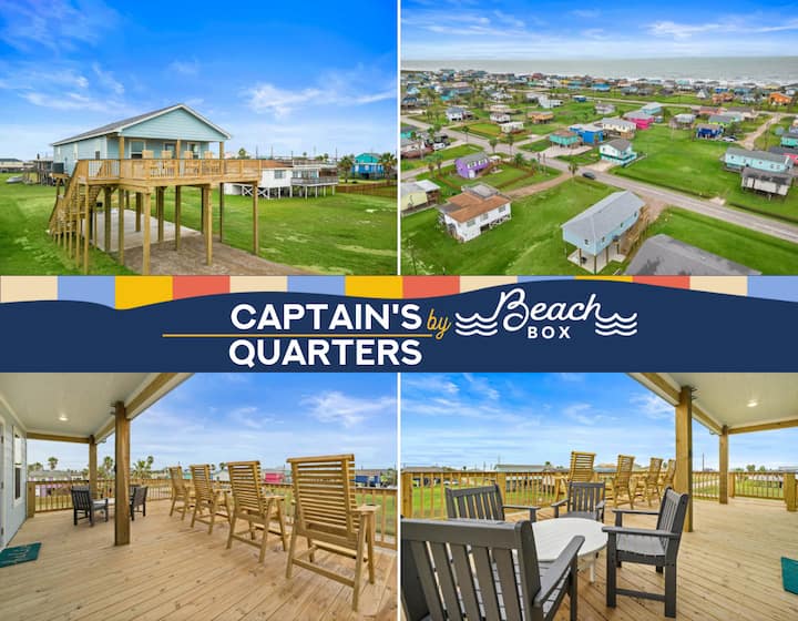 Spacious Home With Large Deck, Steps To Beach - Freeport, TX