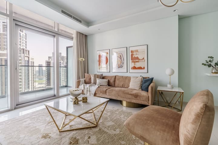 Guestready - Fabuleux 2br Vue Sur Burj Khalifa - Dubái