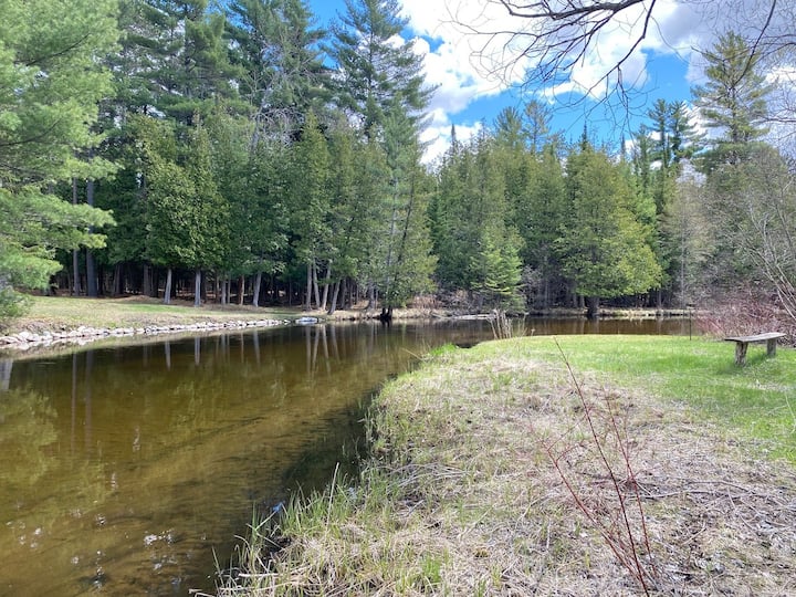 Secluded Riverfront Home In Grayling - Grayling, MI