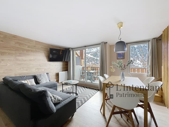 Cosy 8-10pers Vue Montagne - Valdeblore