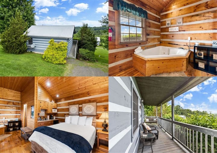 Pines Cabin With Jacuzzi And Views-cabin 12 - Hillsville, VA