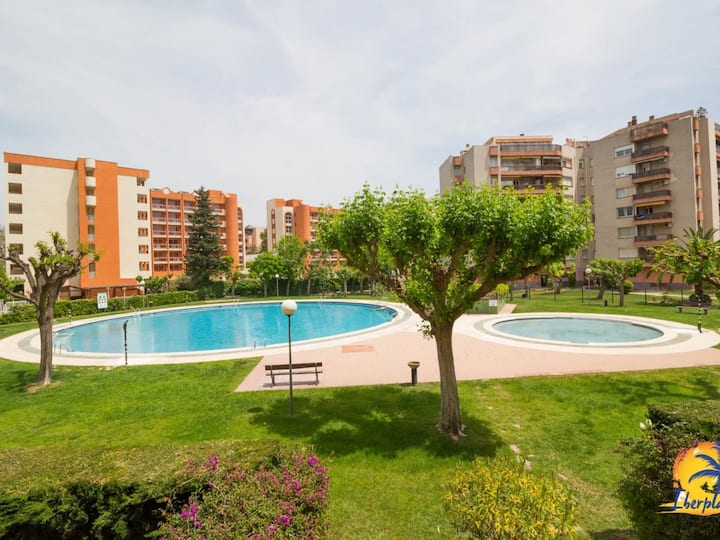 Nice Apartment 4 Pax, With Pool Near Plaza Europa Salou. - Cap Salou