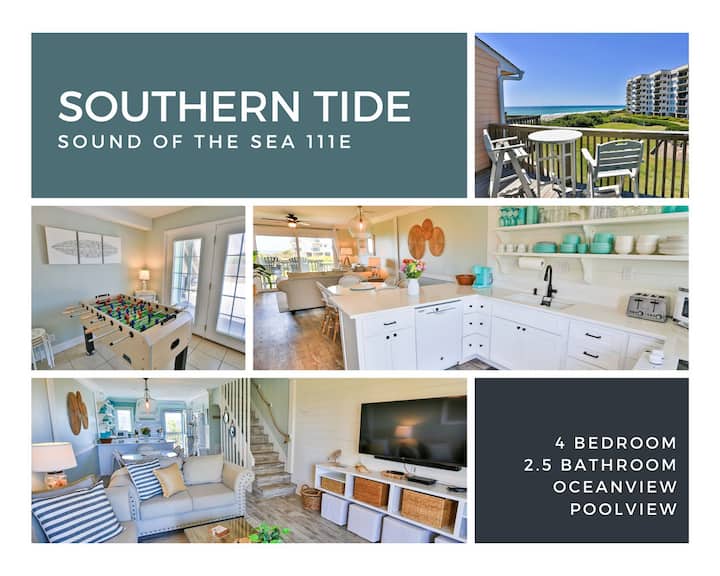 Southern Tide - Oceanfront, 2 Pools, Sleeps 9 - Emerald Isle, NC