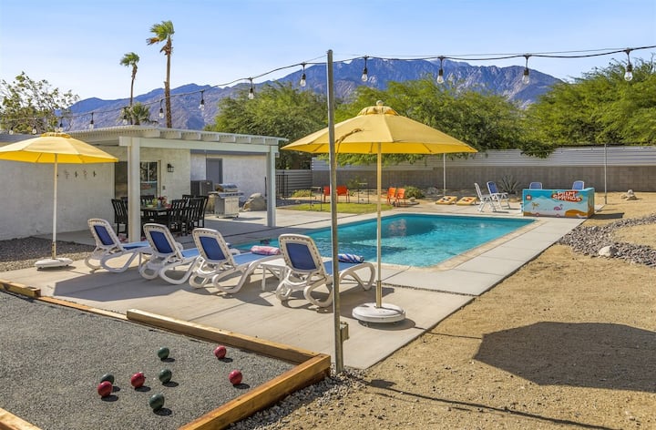 Ps I Love You - Elegant Design, Cozy Fire Pit & Poolside Bliss - Palm Springs