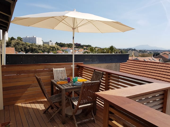 Biarritz - Duplex - Terrasse Vue Montagnes - Biarritz