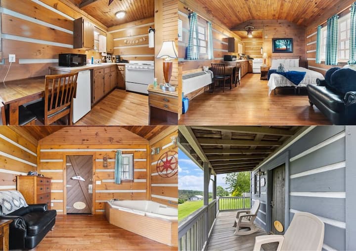 Rustic Mountain Cabin - Cabin 9 - Lonesome Pines - Hillsville, VA