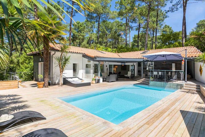 Villa Milesker Avec Piscine Chauffée - Hossegor