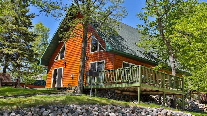 Bemidji Lakefront Escape With Private Beach - Grant Lake, Bemidji
