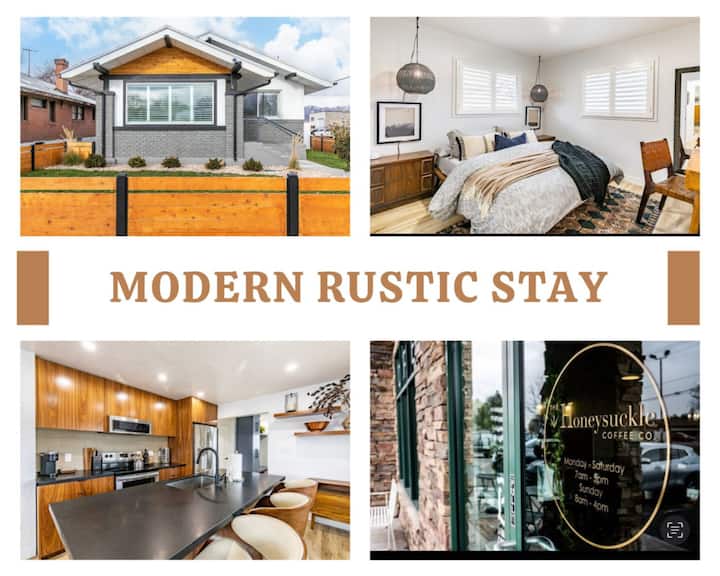 Modern Rustic Stay | Hot Tub | Salt Lake City - Utah