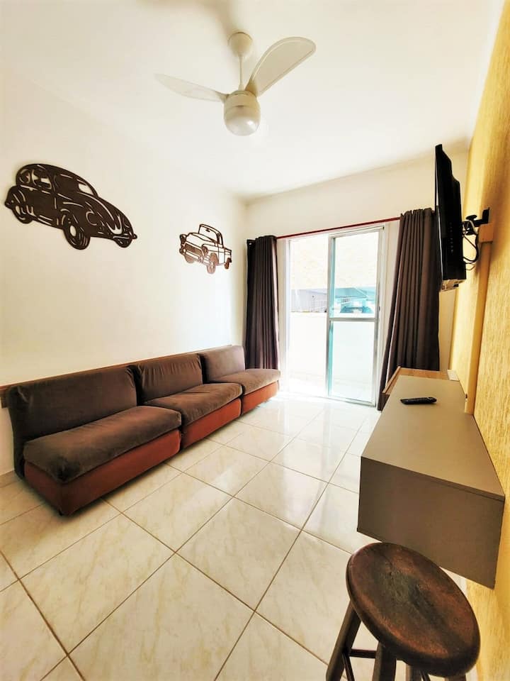 Espaçoso I Wifi I Estacionamento Em 6x S\juros - Praia Grande