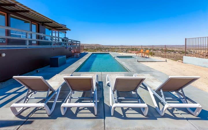 Casa Altura: Heated Pool, Spa & Epic Views - Joshua Tree, CA