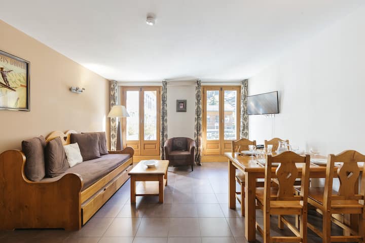 50 M² Appartement ∙ 1 Slaapkamer ∙ 4 Gasten - Vallorcine