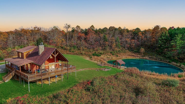 Best Views In Hocking, Private Pond And Hot Tub - Ohio