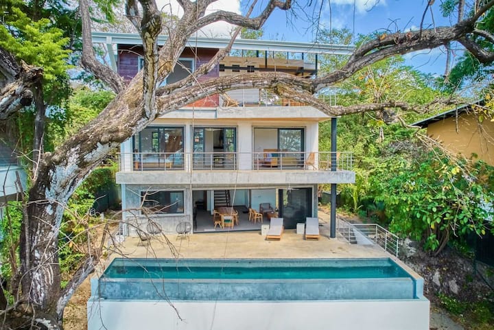 Ocean + Jungle Views Perched Above Playa Pelada - Nosara